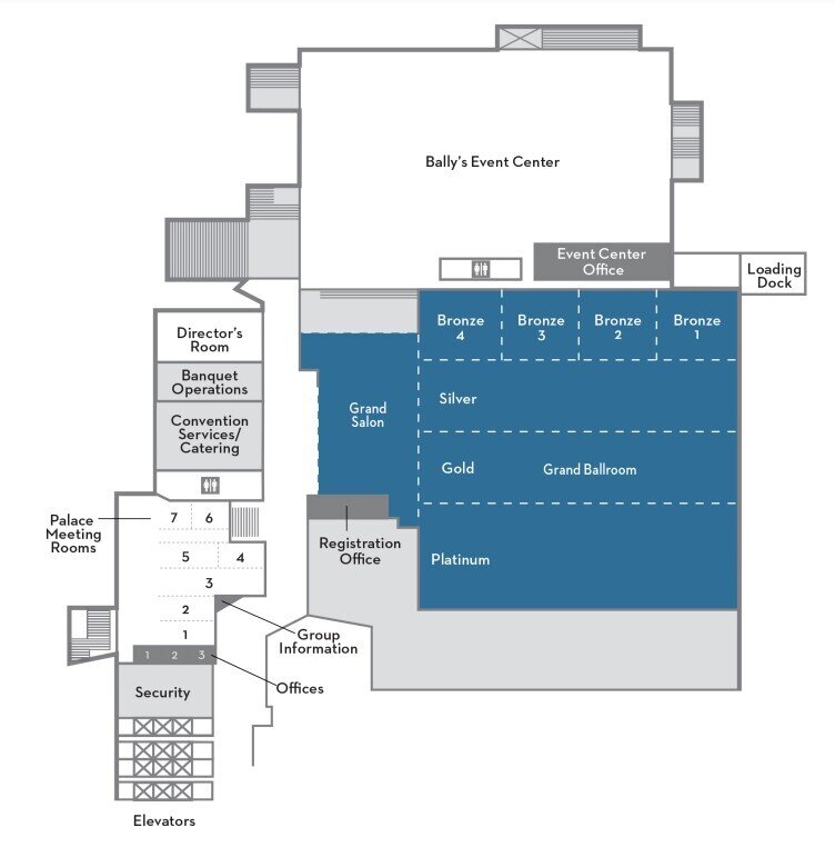 Locations and Maps for 2022 WSOP Las Vegas