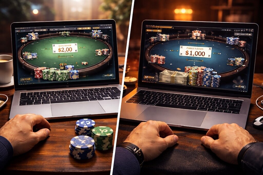 Micro-Stakes vs High-Stakes MTTs: Strategy, Risk, and Moving Up