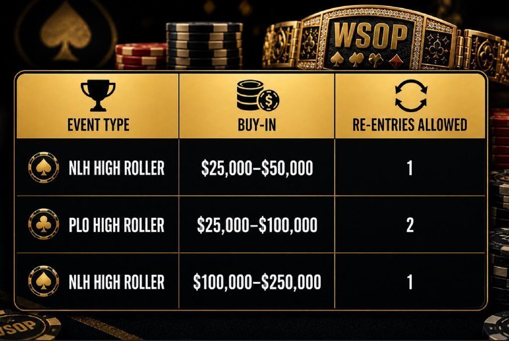 WSOP High Roller Guide: Structures, Payouts, and What to Expect ...